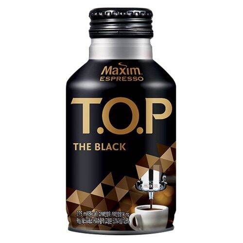 Maxim TOP The Black 275ml Korean Foods Korean Products Korean Coffee ...
