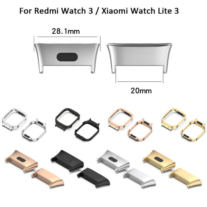 For Xiaomi Redmi Watch Lite 3 Metal Connector Band Smartwatch Adapter ...