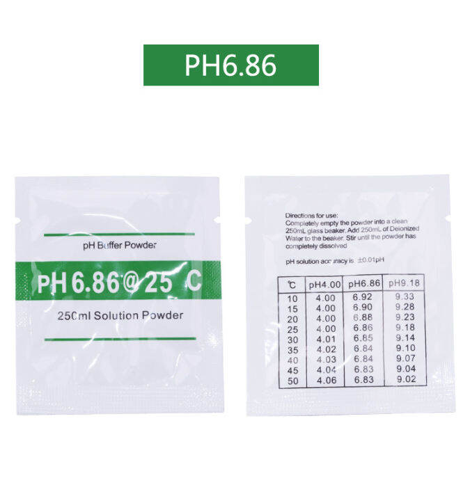 6.86 PH Solution Powder PH Test Buffer Powder Pack Calibration Point ...