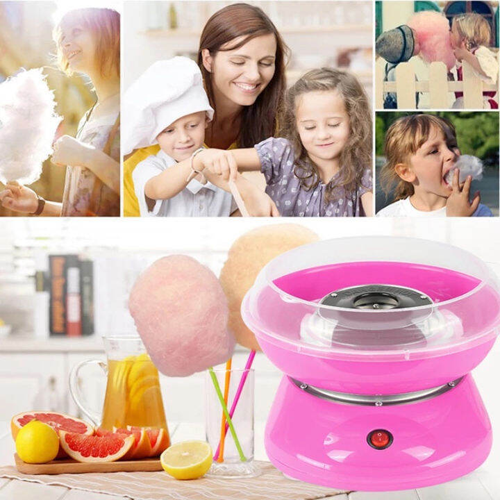 Electric DIY Sweet Cotton Candy Maker 450W Mini Portable Marshmallows ...