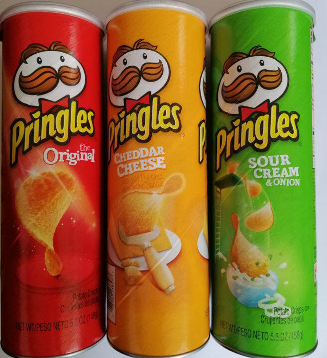 3 PRINGLES FLAVOURED COMBO 158 GRAMS made in USA Potato CRISP | Lazada PH