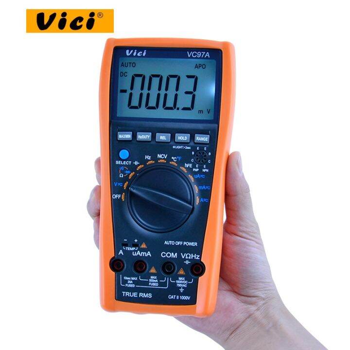 【CW】 VICI VC97A digital multimeter voltmeter AC/DC voltage current Resistance Capacitance ...