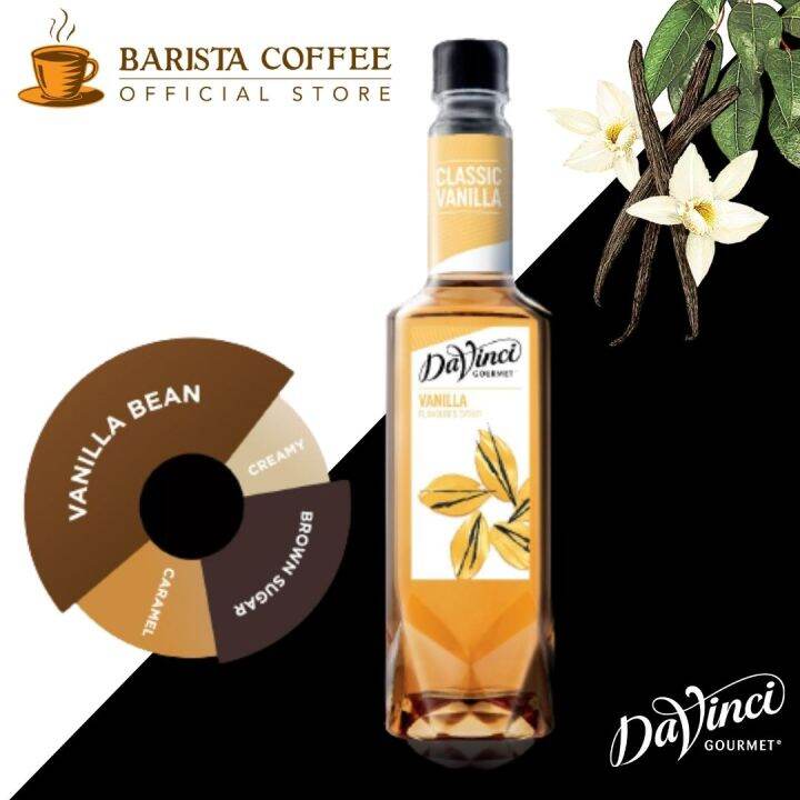DaVinci Gourmet Vanilla Syrup (750ml) - Barista Syrup - Sirap Vanilla ...