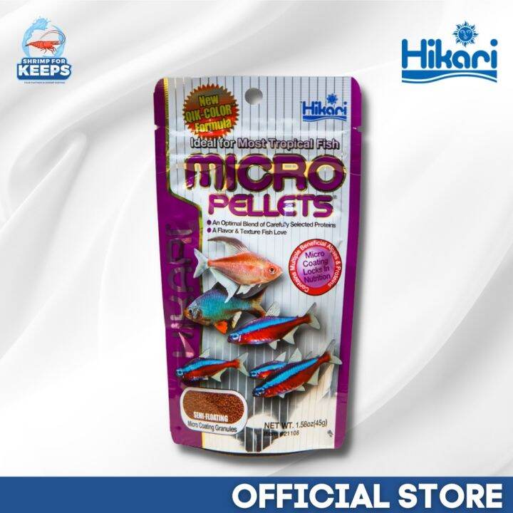 Hikari Micro Pellets Semi-floating granules Ideal for Tropical fish ...