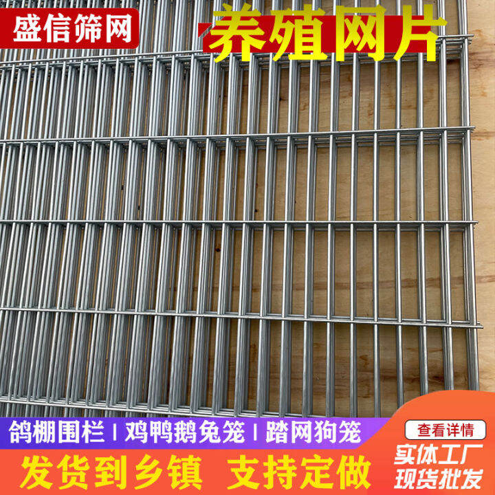 Galvanized mesh, long-hole steel wire pigeon house, ground net, chicken ...