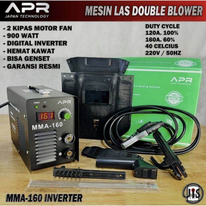 Mesin las APR Japan fulset 900watt 160A dobel blower japan technology ...