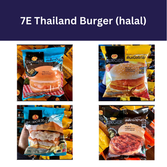 [Halal] 7E Thailand Burger | Lazada