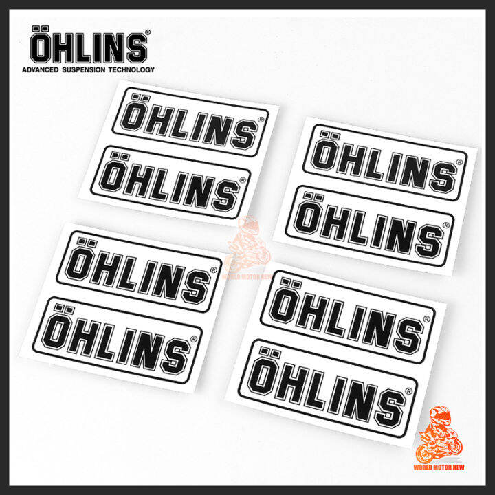 Ohlins Logo Sticker for all types of motorcycles | Lazada PH