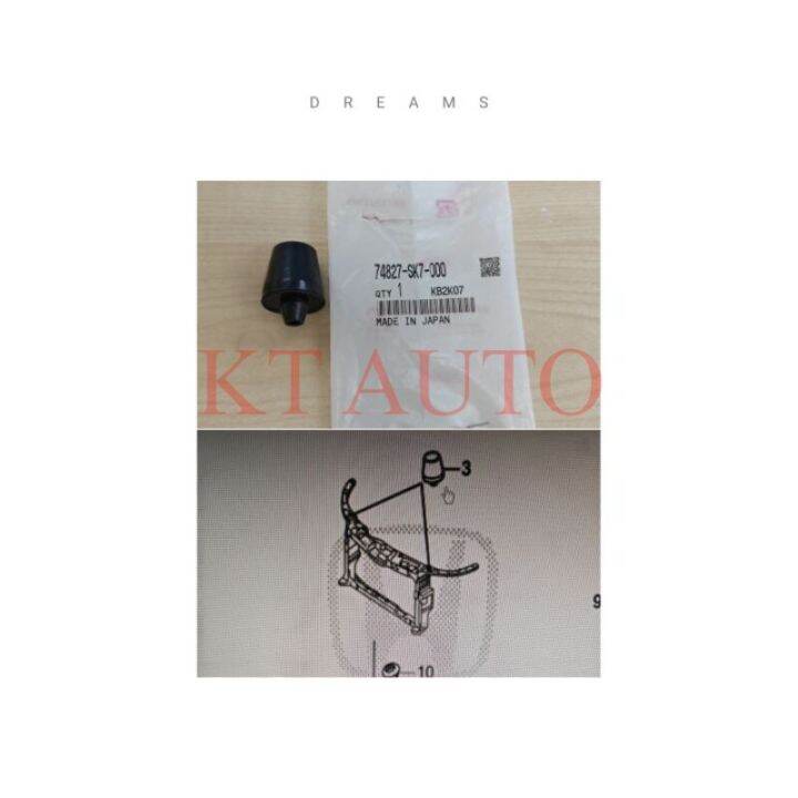 *ORIGINAL HONDA T20 CIVIC 2022 RADIATOR PANEL TOP BUSH/ HEAD LAMP PANEL ...