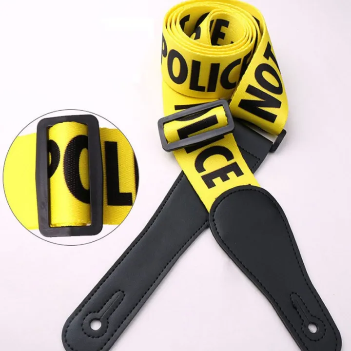 sqoe guitar Police Line Guitar Strap Acoustic Electric Guitar With Free ...