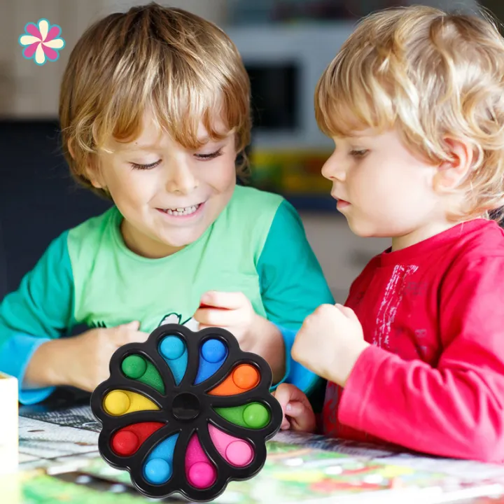 Simple Dimple Push Pop It Bubble Sensory Autism Toy Stress Relief Fidget Spinner ZZ QIAON ...