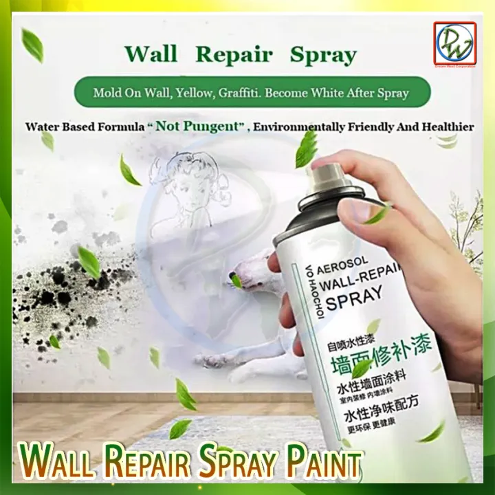 Wall Repair Spray Paint Waterproof Wall Repair Paint Spray Aerosol Wall ...