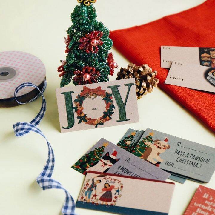 Papemelroti Christmas Gift Cards | Filipiniana Holy Family | Gift Tags ...