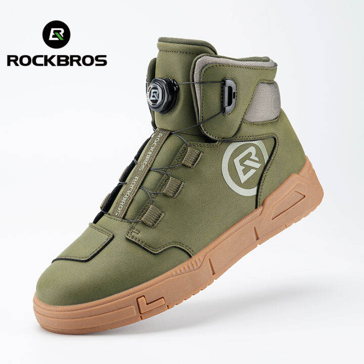 ROCKBROS Motorcycle Boots Casual Sneakers Non-slip Outdoor Riding ABS ...