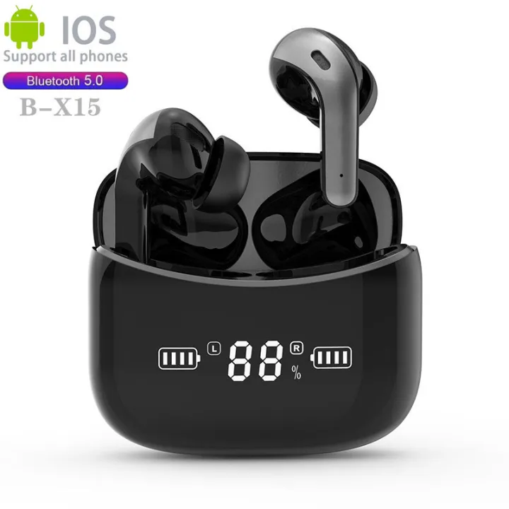 BX15 TWS Wireless Earphone Bluetooth Stereo Earbuds In-Ear Sports ...