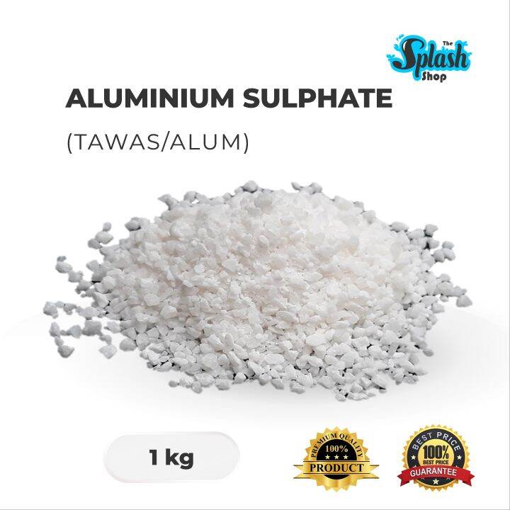 𝐒𝐏𝐋𝐀𝐒𝐇 - 1 KG Aluminium Sulphate / Tawas / for swimming pool Water ...