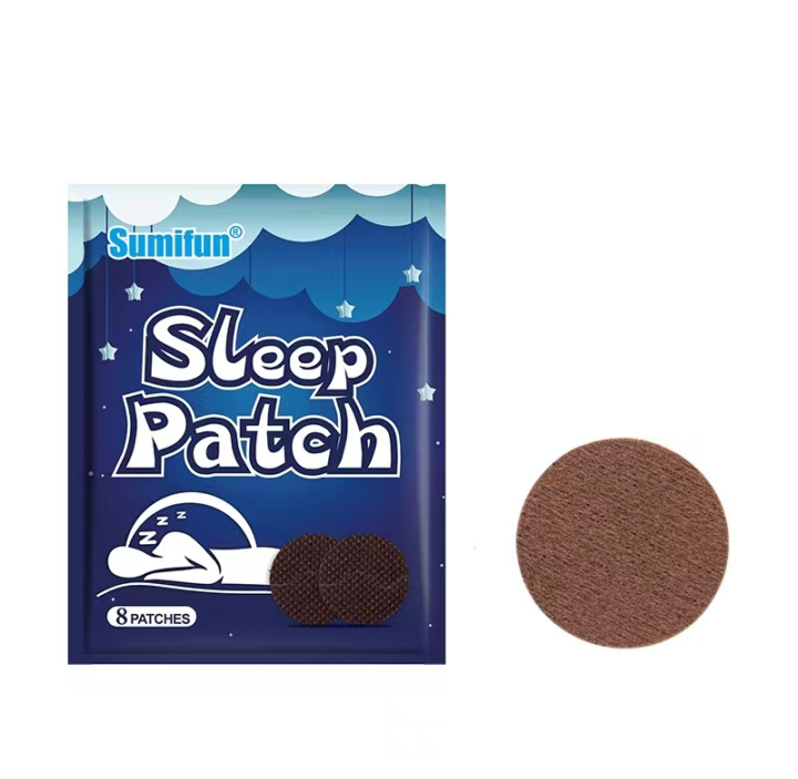 SLEEP PATCH Sleep Aid Care Patch Acupoint Plaster Melatonin Sleeping Disorder Overnight Release ...