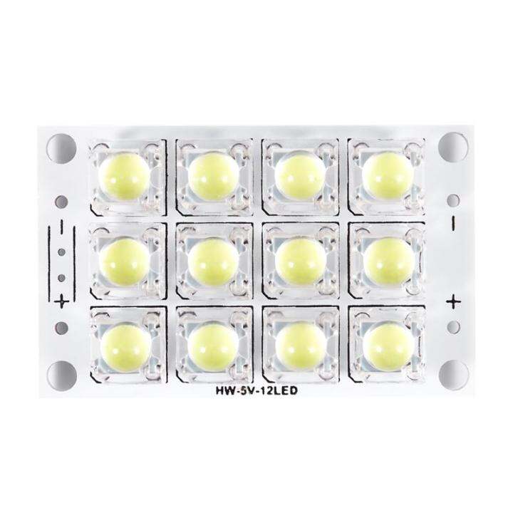 【Ready Stock&COD】New DC 3V 5V 12 LED Super Bright White Piranha LED ...