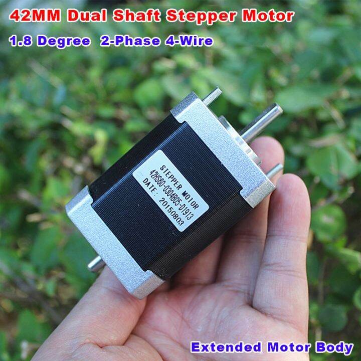 42MM NEMA17 1.8 Degree Stepper Motor 2-Phase 4-Wire Lengthened Stepping ...