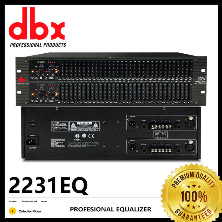 DBX Graphic Equalizer 20 SERIES 2231 Equalizer Limiter with Type III Noise Reduction | Lazada PH