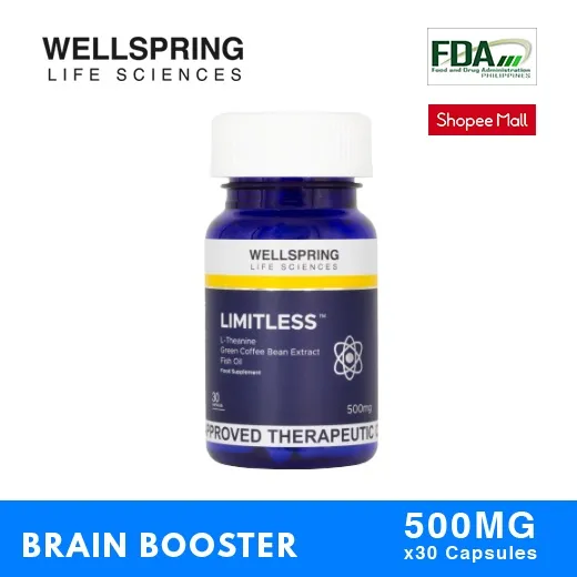 Factory direct sales Wellspring Limitless 500mg Brain Booster Focus ...