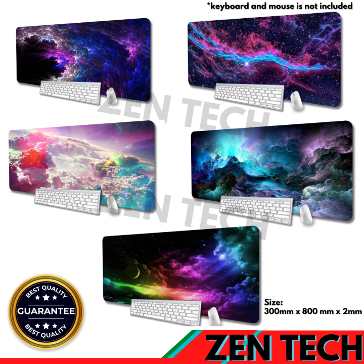 Unique Galaxy Design Extended Gaming Mouse Pad 300x800x2mm | Lazada PH