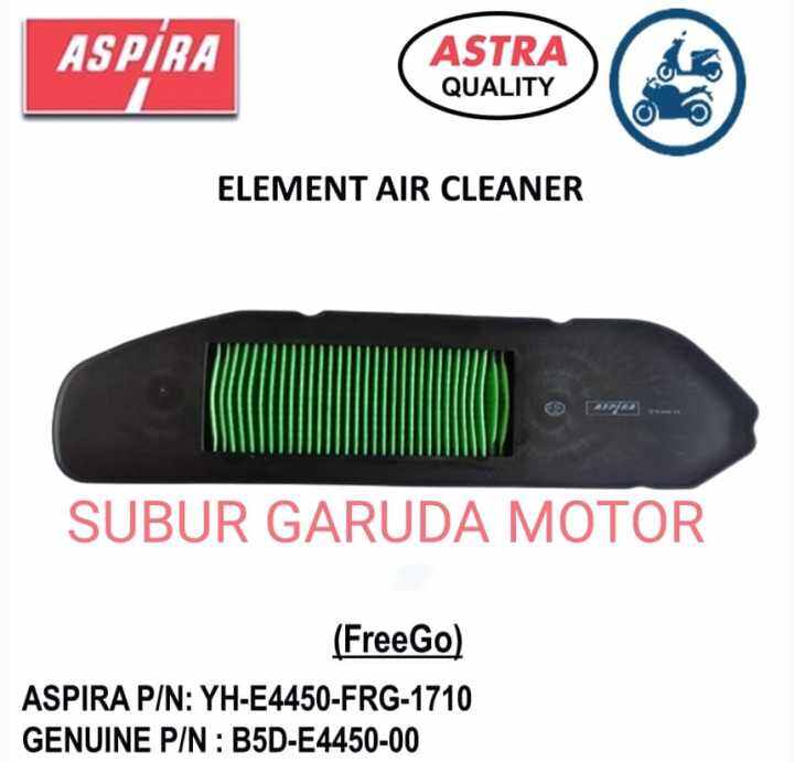 FILTER UDARA FREEGO MERK ASPIRA BUSA SARINGAN KARBURATOR KUALITAS ...