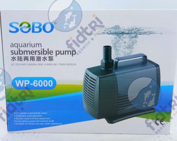SOBO WP6000 Submersible Pump For Aquarium Tank Water Pump Aquaponic ...