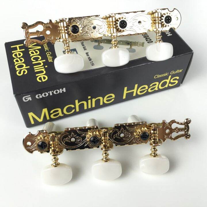 WK-GOTOH 35G420 Gold Classical Guitar Machine Heads Tuners MADE IN ...