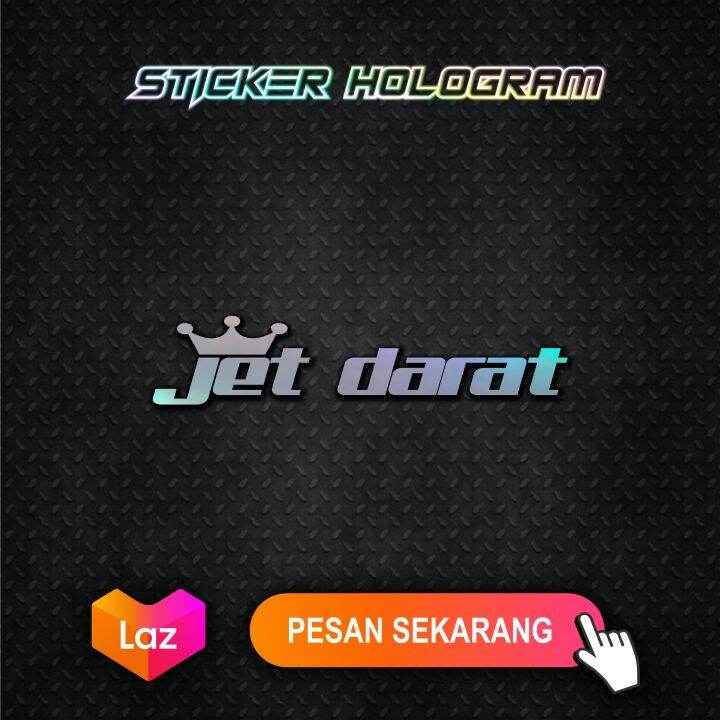 Sticker Jet Darat Sticker Hologram Jet Darat | Lazada Indonesia