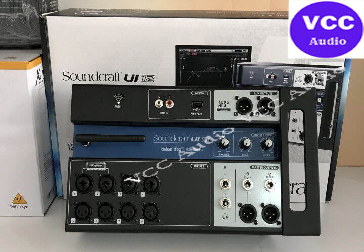 Soundcraft ui12 มิกเวอร์ดิจิตอล ของแท้ มีช่องสียบ USB มีช่อง ของแท้ รับ ...