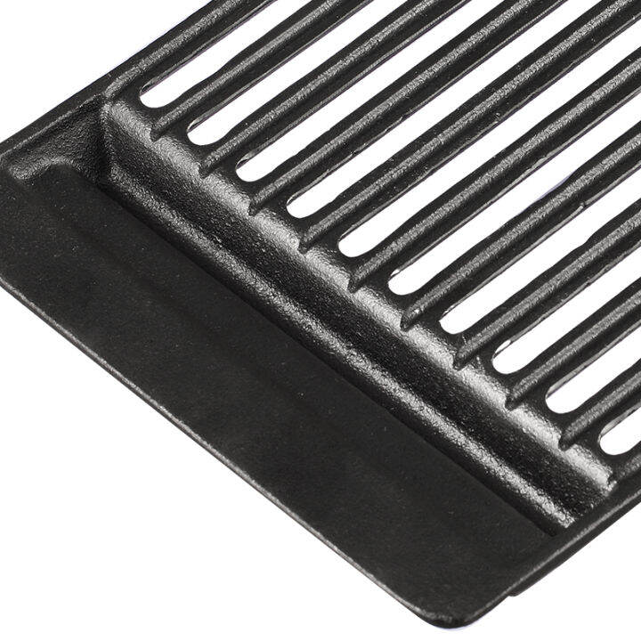 Coleman cast iron barbecue plate rectangular outdoor camping large meat ...