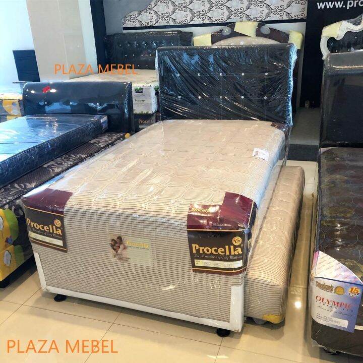 SET Spring Bed 2in1 Twin Kasur Anak Procella Hotel Kids Uk. 120 x 200 ...