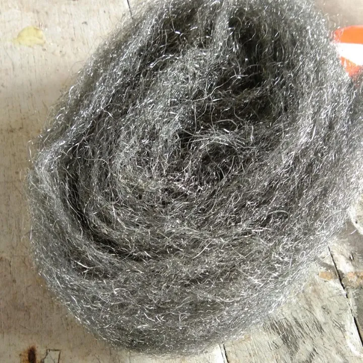 ฝอยเหล็ก steel wool ยาว 3 เมตร สำหรับงานขัดทั่วไป และฝอยยัดท่อไอเสีย ...