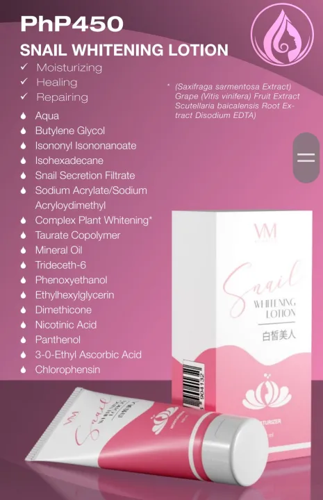 Shantahl Snail Whitening lotion | Lazada PH