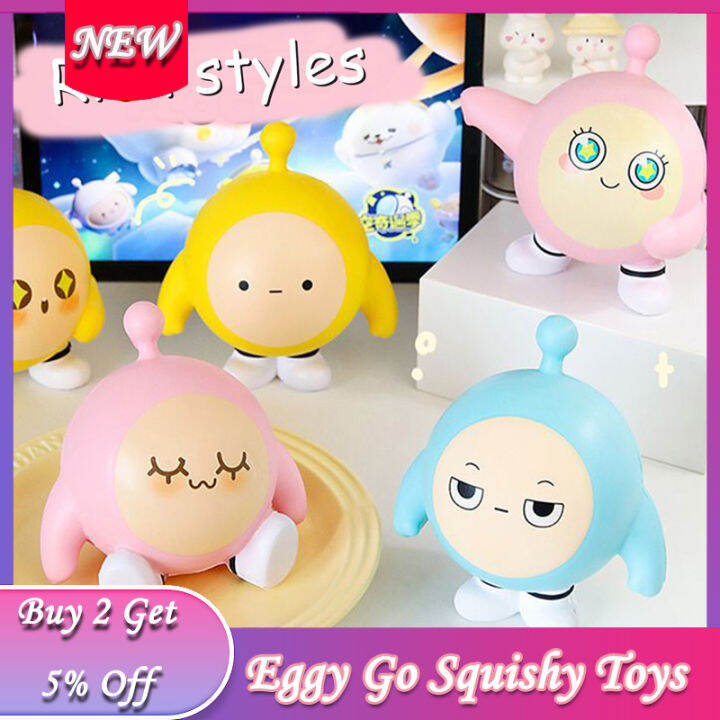 Eggy ไปของเล่นบีบการ์ตูนน่ารักบรรเทาความเครียดบีบอัดของเล่นวันคริสต์มาส ...