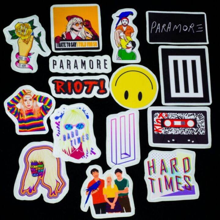 15 pcs Paramore Laminated Waterproof Sticker Pack | Lazada PH