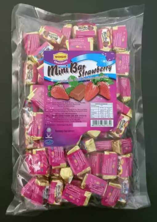Wingo Chocolate Mini Bar (Strawberry) 600g | Lazada