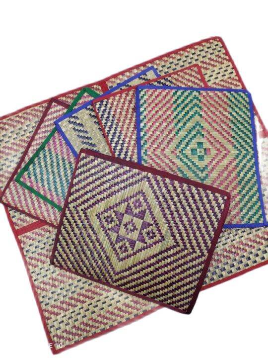 SAPRA MENGKUANG 4 SEGI DAN BULAT / TIKAR MENGKUANG (SEPROH ALAS MAKANAN ...