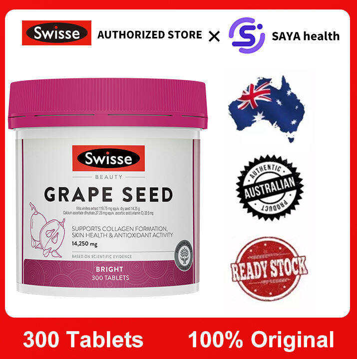 Swisse Ultiboost Grape Seed 14250mg 300 Tablets | Lazada