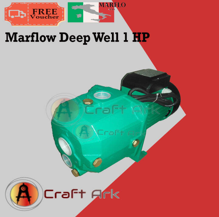 Marflo ITALY Deepwell Electric Water Pump 1HP Copper | Lazada PH