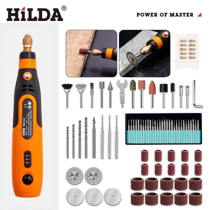 (Dikirim Dari Jakarta)Mini Die Grinder Set 46 Pcs Gerinda Bor Turner ...
