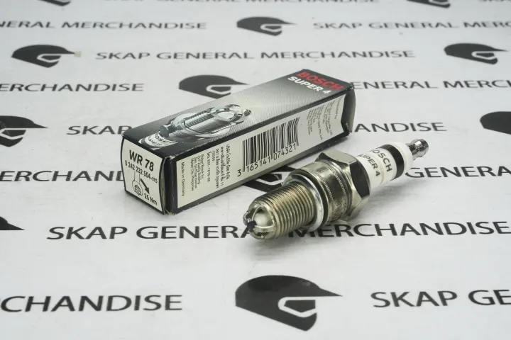 B0SCH SUPER 4 SPARK PLUG WR78 - HDX 100 • G7S • TS100 • TS125 - SKAP ...