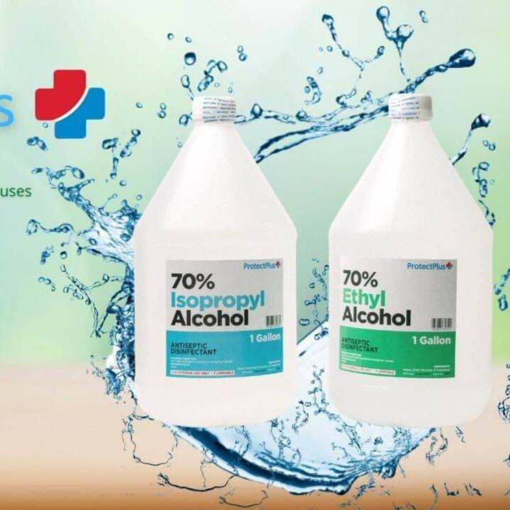 SALE 70% ETHYL ALCOHOL 1 GALLON ANTISEPTIC DISINFECTANT Protect plus ...