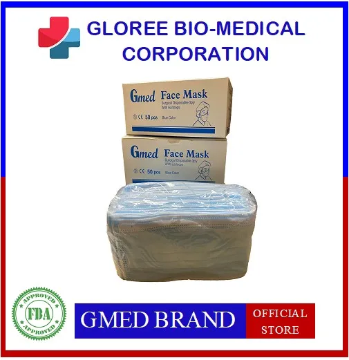 Disposable Surgical Facemask 3 Py box of 50's (GMED) | Lazada PH