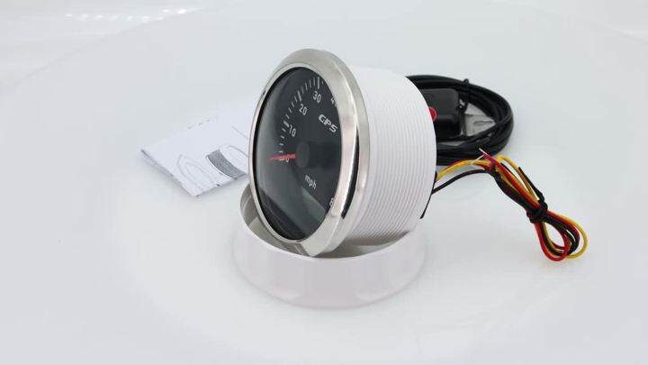 HD รถ GPS Speedometer 7สี Backlight Marine GPS 0-80MPH 0-120MPH KMH ...