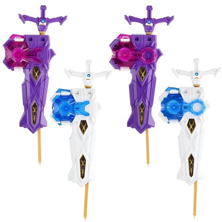 Purple/White Z Brand B-200 Burst Beyblade A/B Styles LR Sword Xiphoid ...