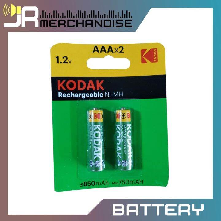 Kodak (K2-AAA) 2 AAA Rechargeable Battery pack | Lazada PH