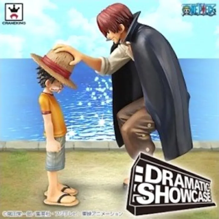 Luffy & Shanks ของแท้ JP แมวทอง - Dramatic Showcase Banpresto [โมเดลวั ...