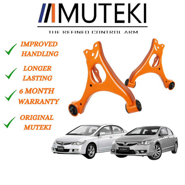 [HEAVY DUTY] Honda Civic Fd1 Fd2 2006 - 2011 MUTEKI Refined Front Lower ...